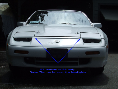 XenonZcar.com Z31 Zenki to Kouki 1984-1986 to 1987-1989 Front Body ...